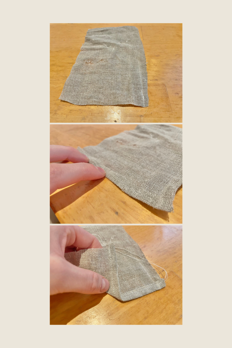 How to Sew a Hem (Curved, Straight and Corner) — Hirvoja Farm