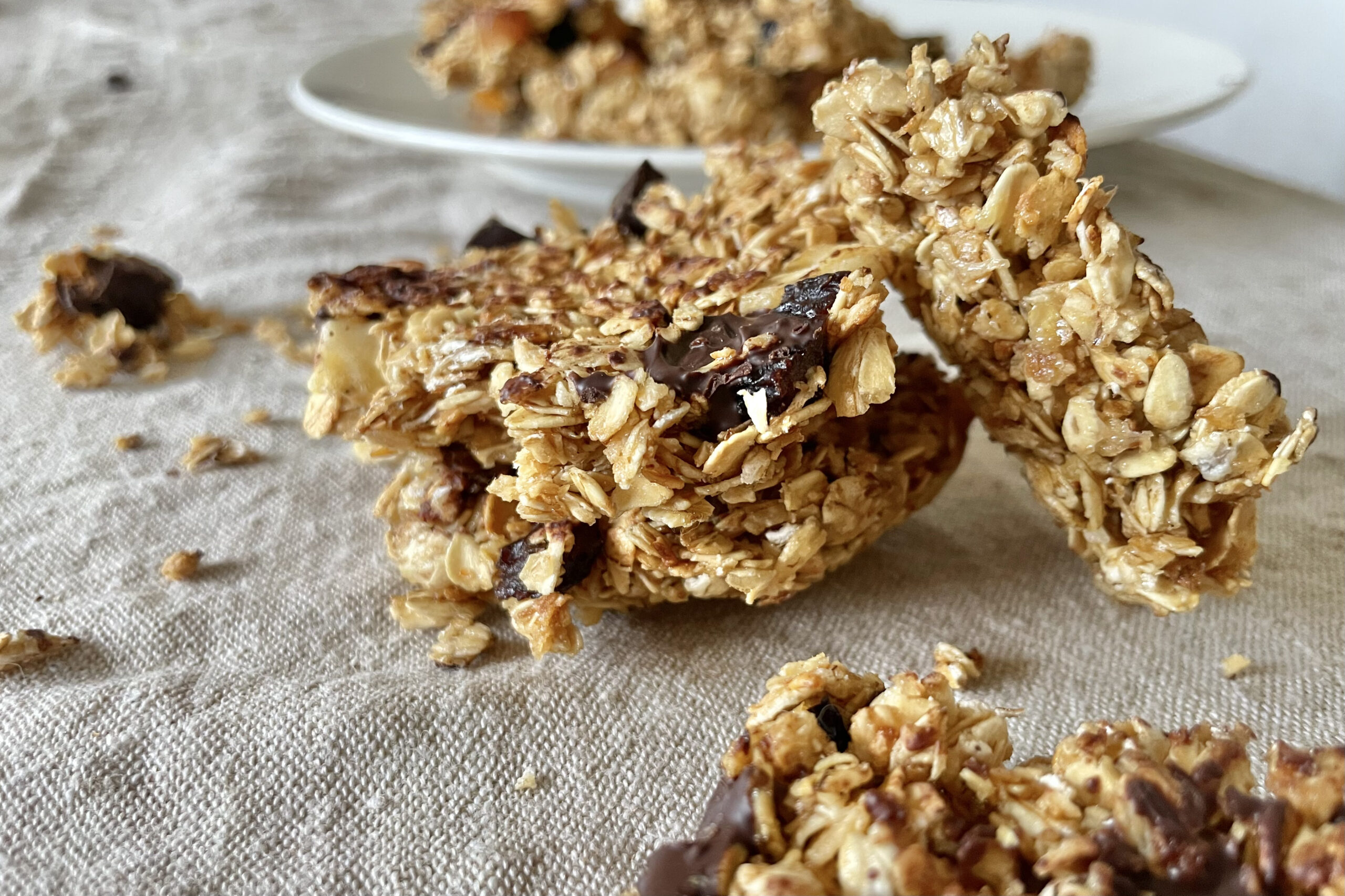 Crispy Chocolate Chip Granola Bars Recipe — Hirvoja Farm
